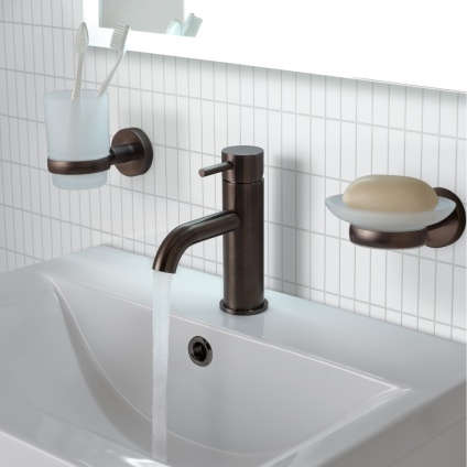JTP Vos Brushed Bronze Bath / Basin Spout | Sanctuary Bathrooms